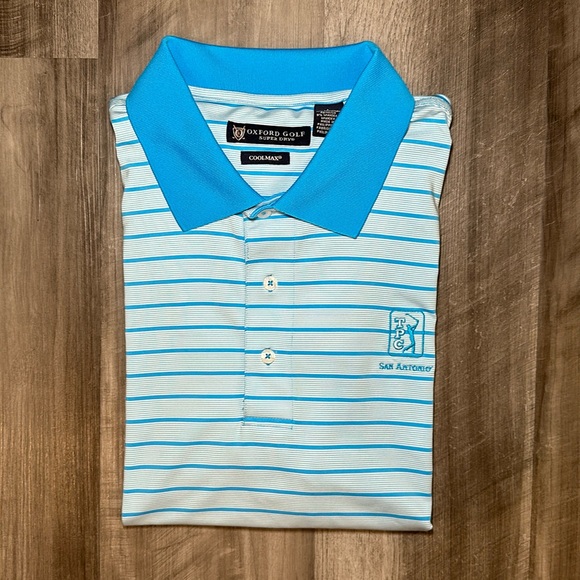 Oxford Golf | Shirts | Oxford Golf Super Dry Coolmax Tpc San Antonio ...